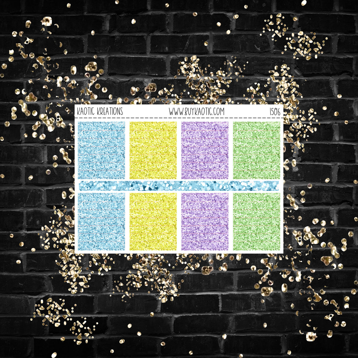 Saturdaysss Glitter Headers – Kaotic Kreations