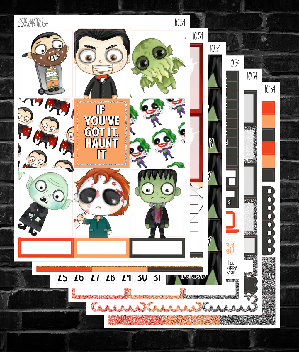 Horror HP Weekly Kit – Kaotic Kreations