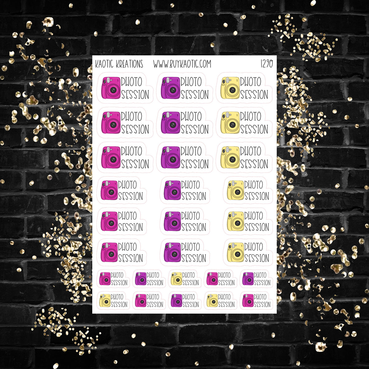Photo Session Stickers – Kaotic Kreations